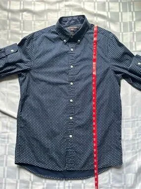 Michael Kors | Shirts | Michael Kors Navy Buttondown Shirt With White ...